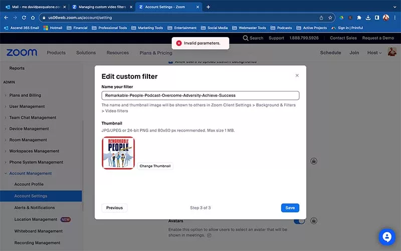 How to easily add a CUSTOM video filter in Zoom in Seconds!